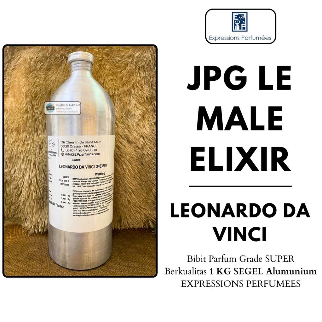 Jual LEONARDO DA VINCI 1 KG SEGEL Alumunium EXPRESSIONS Male Elixir | Shopee Indonesia