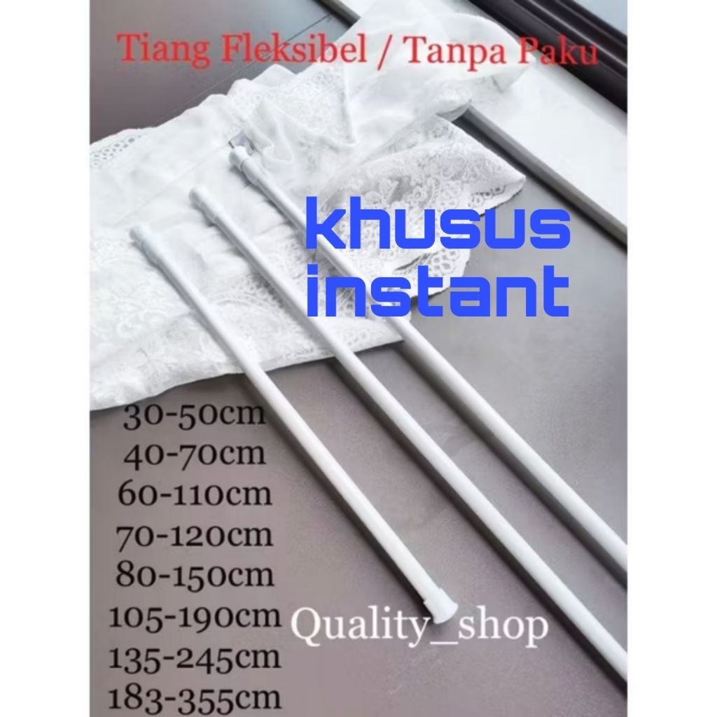 Jual instan tiang fleksibel tiang tongkat fleksibel tiang gantungan ...