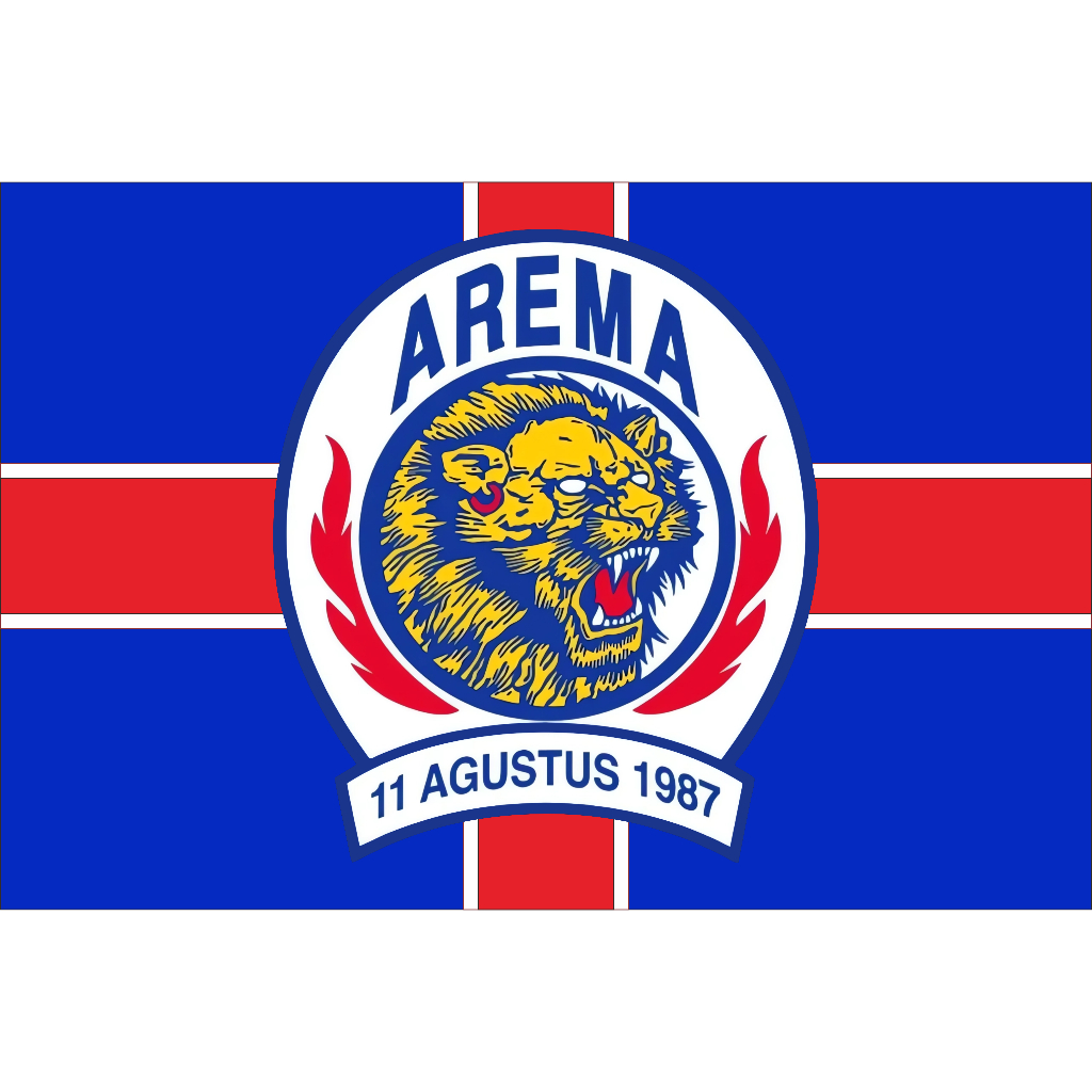 Jual BENDERA AREMA AREMANITA SINGO EDAN UKURAN 150 X 100 CM BERKIBAR ...