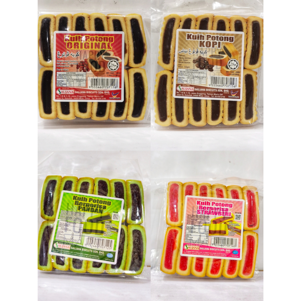 Jual [BPOM RI] SAUJANA KUE KACANG HIJAU/BOLU KUIH POTONG ORIGINAL/ROTI ...