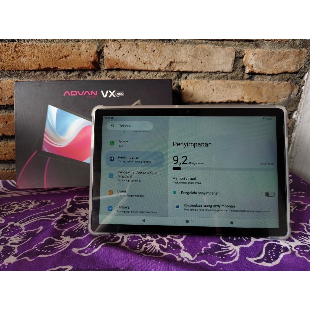 Jual Tab Advan VX Neo RAM 4+4/128 GB Fullset | Shopee Indonesia