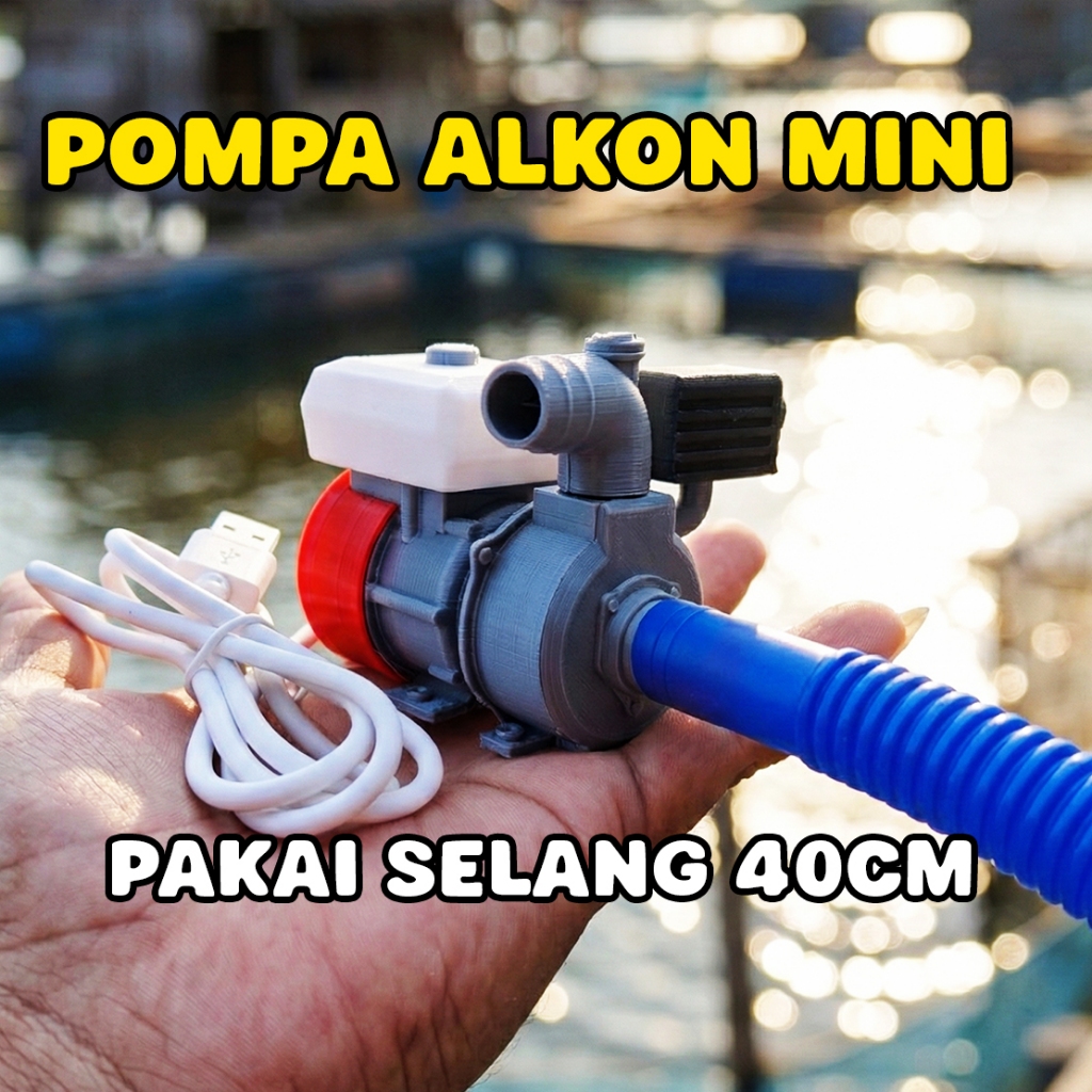Jual Miniatur pompa air alkon mini usb 3v -6volt | Shopee Indonesia