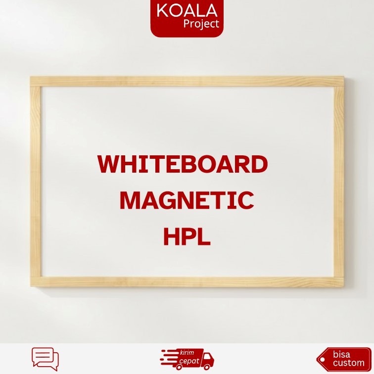 Jual WHITEBOARD MAGNETIC HPL 40 X 60 CM - KOALA PROJECT | Shopee Indonesia