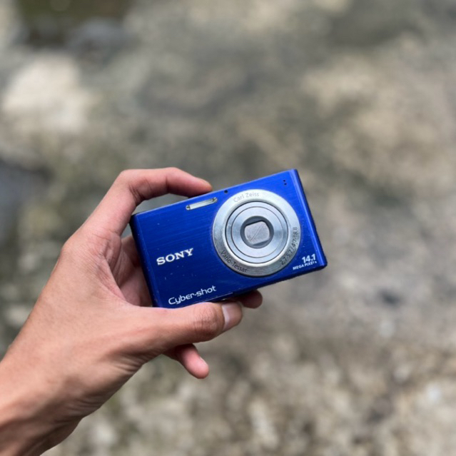 Jual kamera digital digicam sony Cybershot dsc w330 blue | Shopee Indonesia