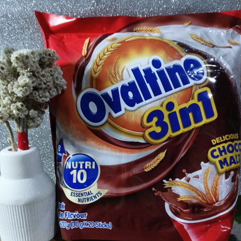 Jual Ovaltine 3 IN 1 CHOCO MALT DRINK 20 sachet | Shopee Indonesia
