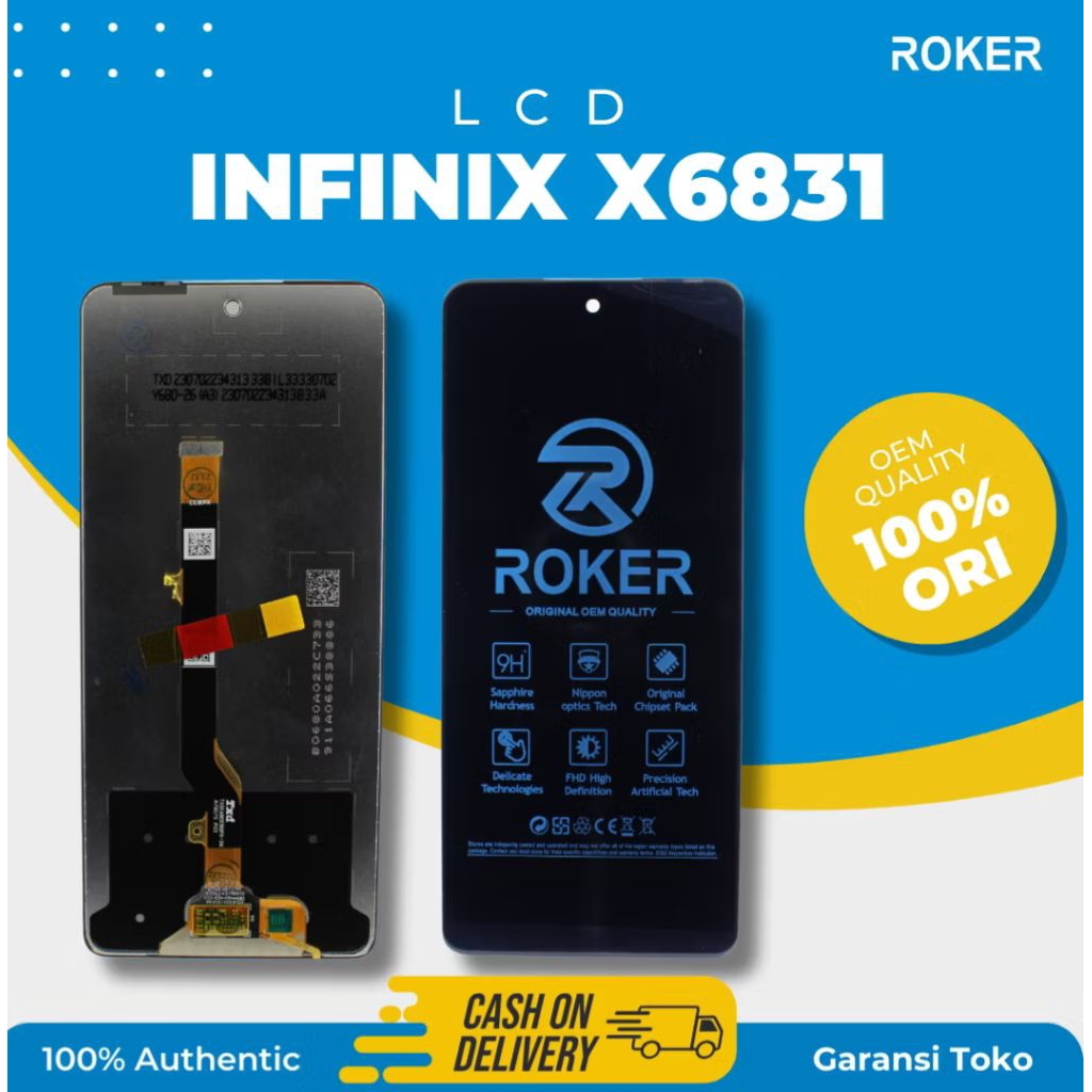Jual ( TX) LCD UNTUK INFINIX NOTE 30 / X6831 / X6833 FULLSET ORI ROKER ...