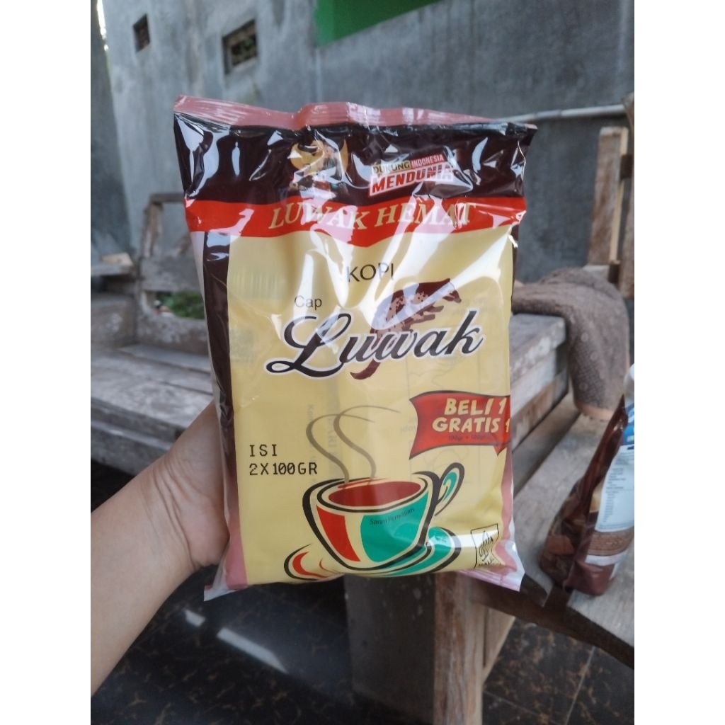 Jual kopi luwak hemat B1G1 satu pak isi 2pc (2x100gr) | Shopee Indonesia
