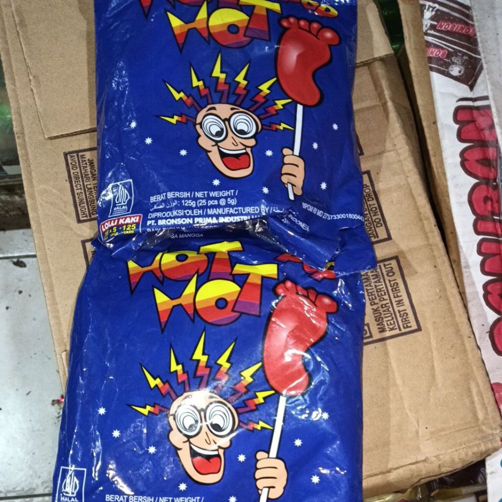 Jual permen hot hot kaki 1bungkus isi 25pcs | Shopee Indonesia