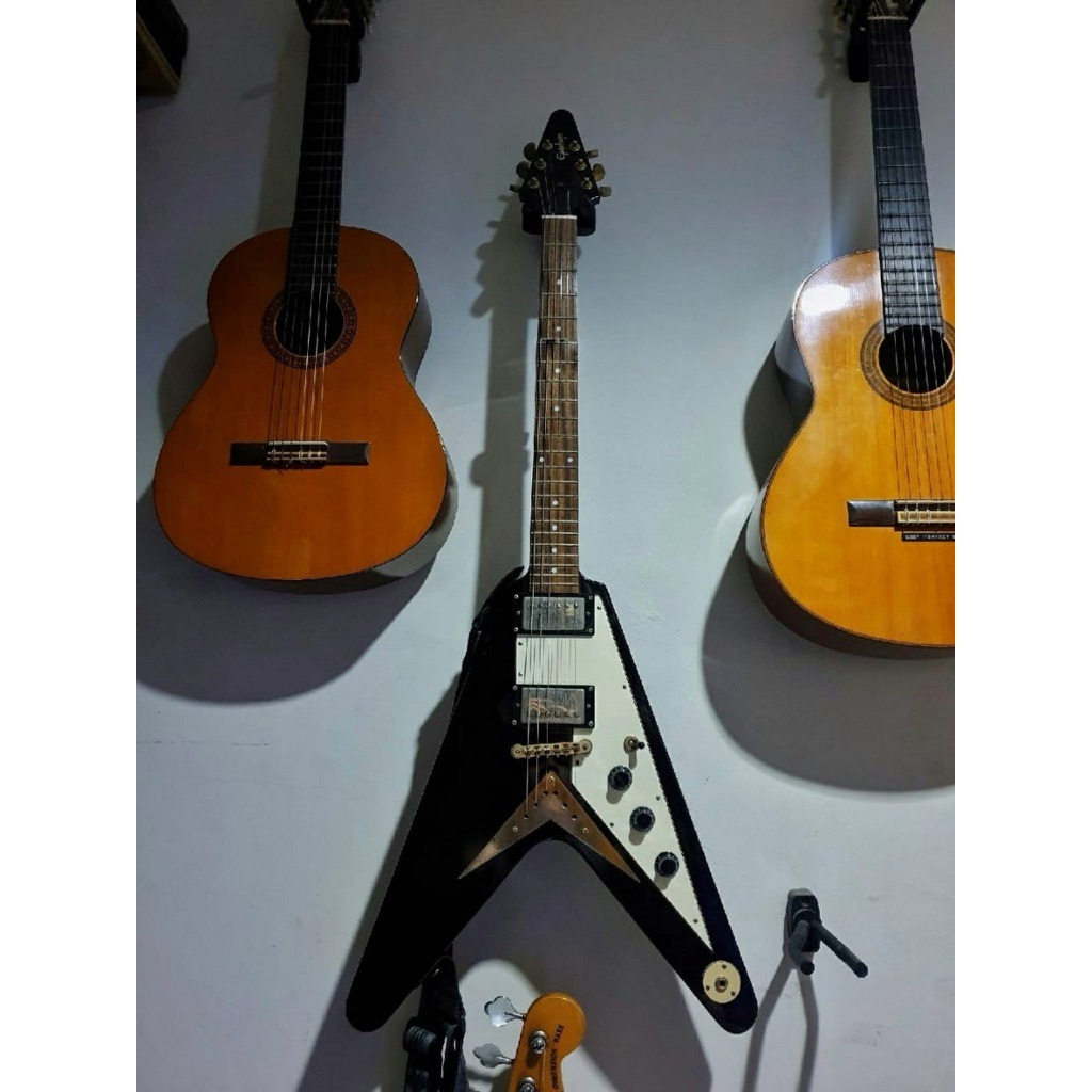 Jual Epipohone Flying V '58 Reissue (with hardcase) | Shopee Indonesia