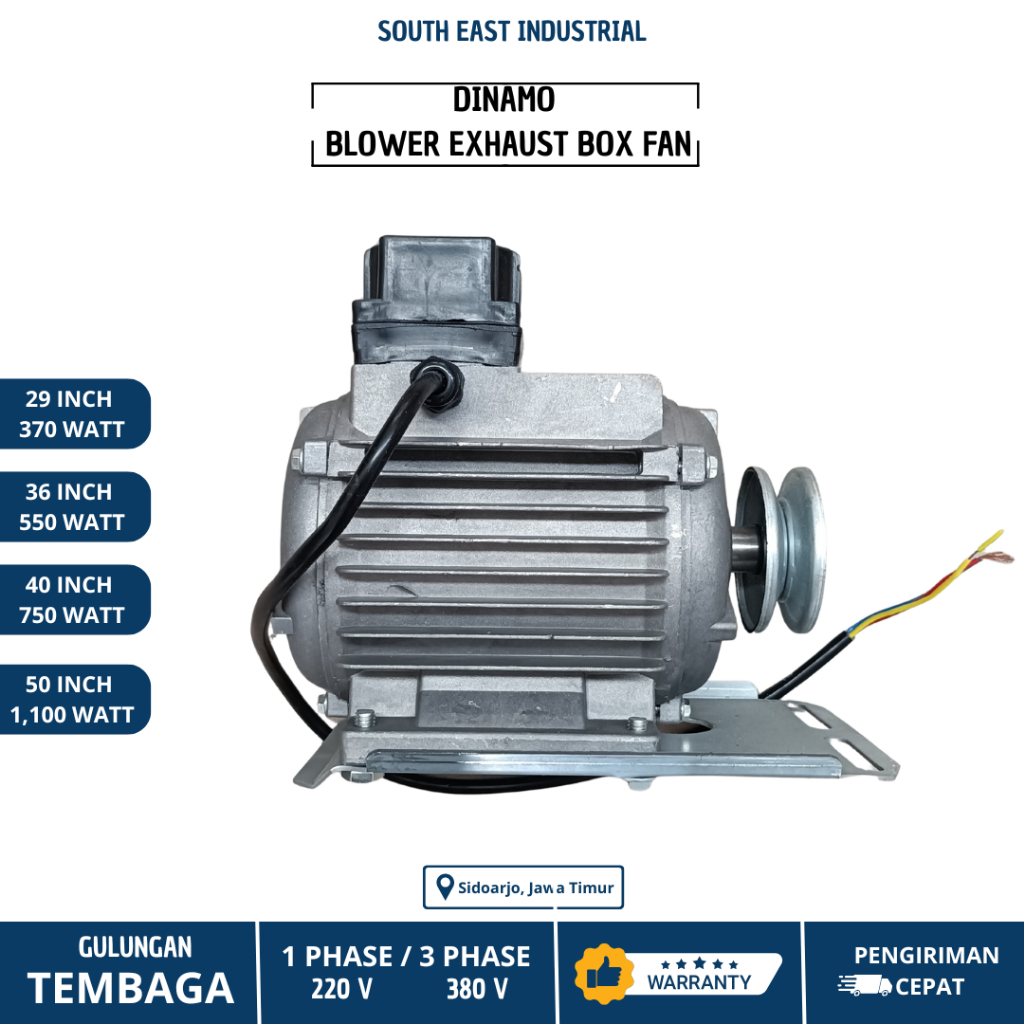 Jual DINAMO Exhaust Fan Box / Blower Kipas Industrial - Kandang Ayam ...
