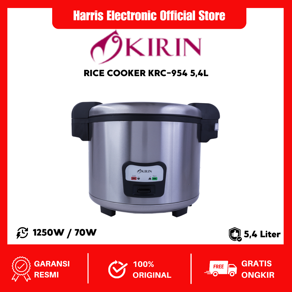 Jual KIRIN Rice Cooker Jumbo KRC-954 5,4 Liter Magic Com Besar Penanak ...
