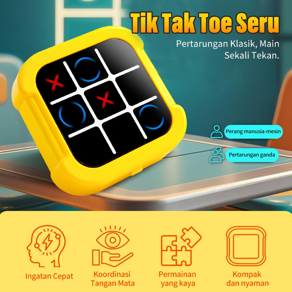 Jual Tic Tac Toe Digital Edukasi Mainan Game Console Memori Game Whack ...