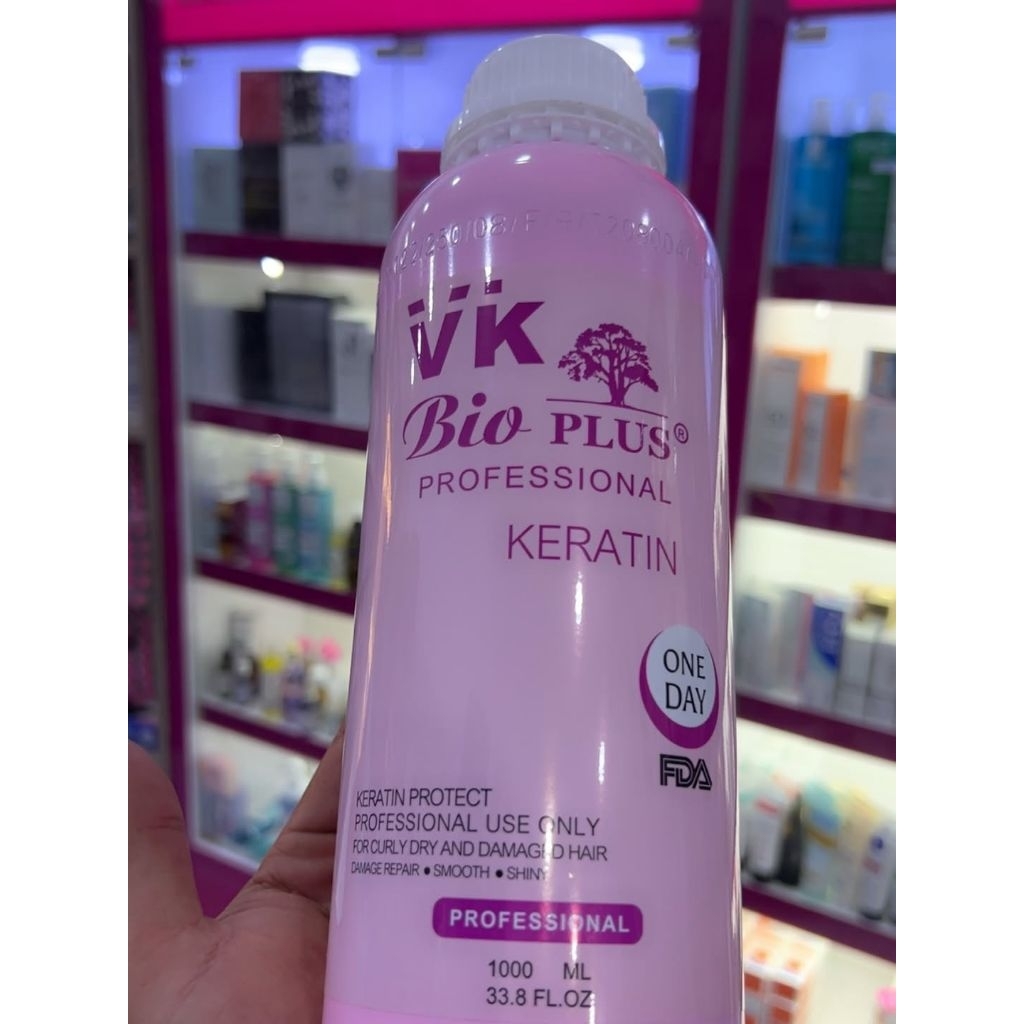 Jual VK BIO PLUS PROFESSIONAL KERATIN PROTECT 1000 ML | Shopee Indonesia