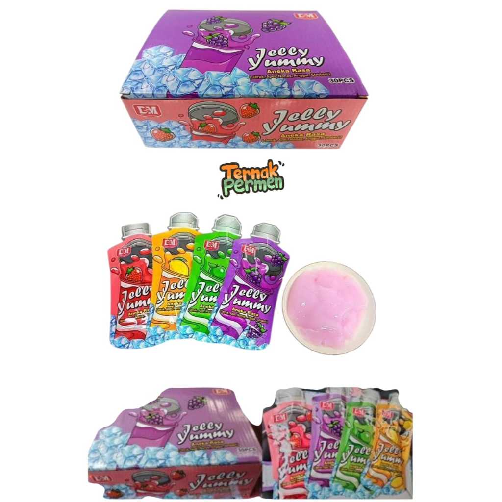 Jual JELLY YUMMY BOX ISI 30 PCS | Shopee Indonesia