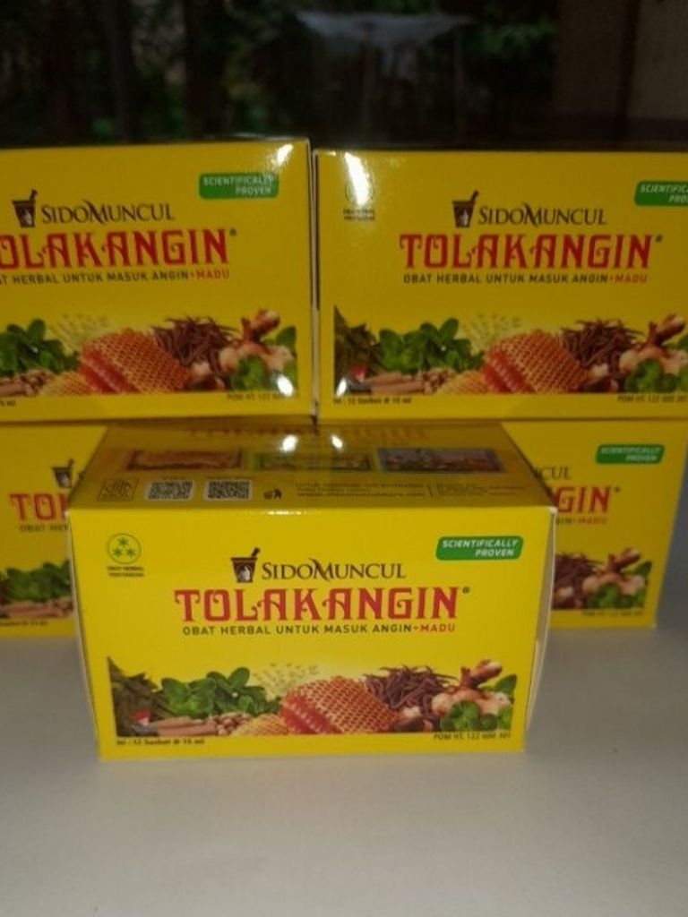 Jual Tolak Angin herbal cair untuk masuk angin+MADU 1 box Isi 12 sachet ...