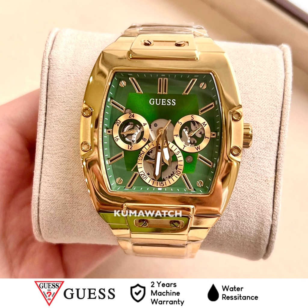 Jual Jam Tangan Pria Mewah Guess Original Green Dial | Shopee Indonesia