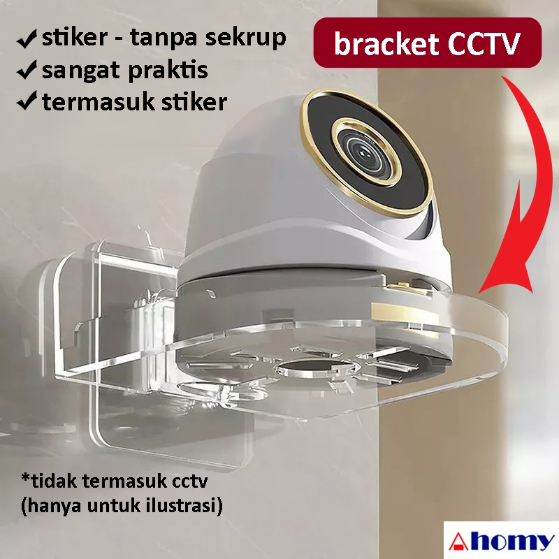 Jual bracket dudukan stand CCTV serbaguna tempel dinding tanpa sekrup ...