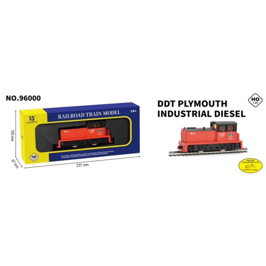 Jual Hanfly DDT Diesel Locomotive (12V) Railroad Power Train Model HO ...