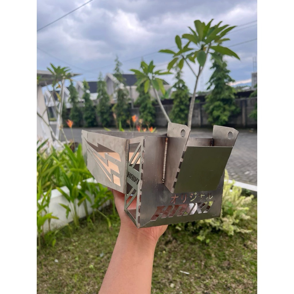 Jual Box Aki Bagasi Stainless PNP Motor Mio sporty Mio smile Mio Soul ...