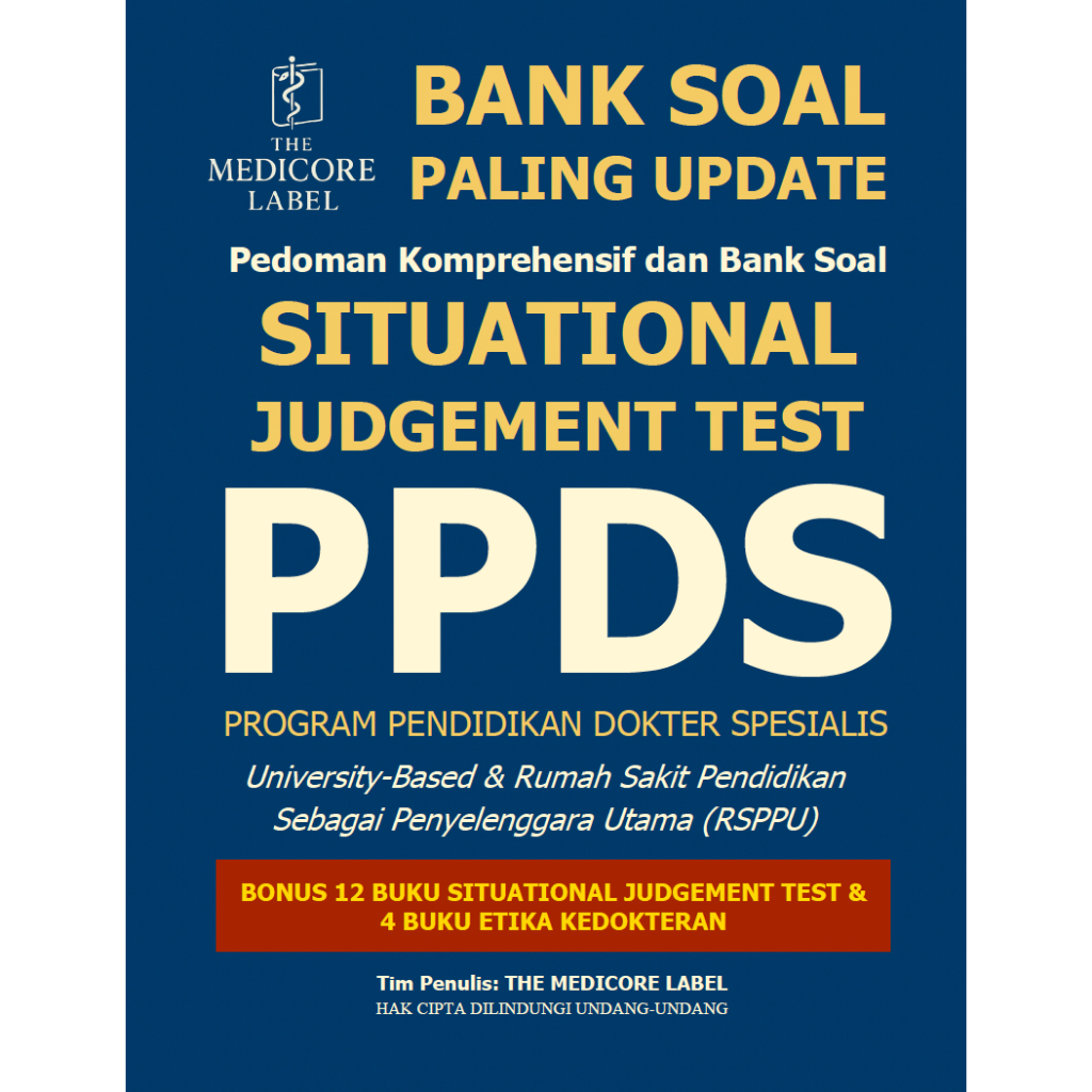 Jual Buku Situational Judgement Test Pedoman dan Bank Soal SJT PPDS ...