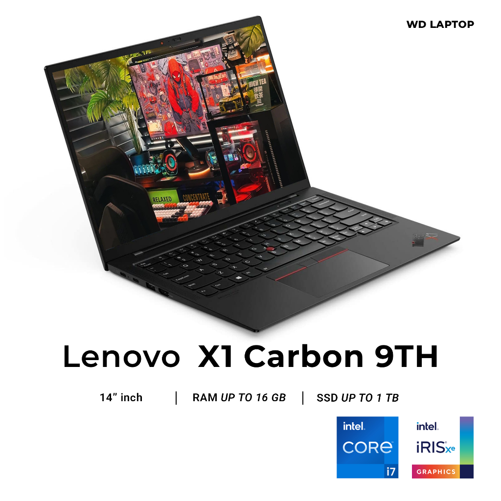 Jual Lenovo Thinkpad X1 Carbon 9th intel Core i7 Gen 11 RAM 16 GB SSD 2 ...
