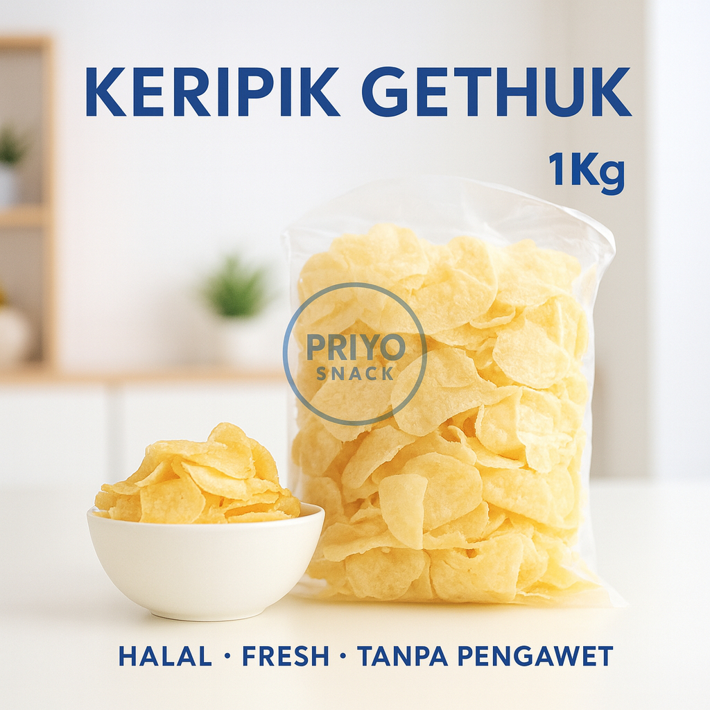 Jual Keripik Gethuk Original Renyah Gurih Khas Magelang – Priyo Snack ...