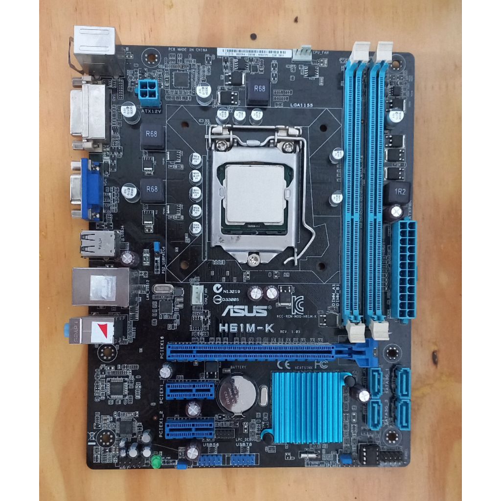 Jual Mainboard Asus H61-Mk + CPU Core I3 | Shopee Indonesia