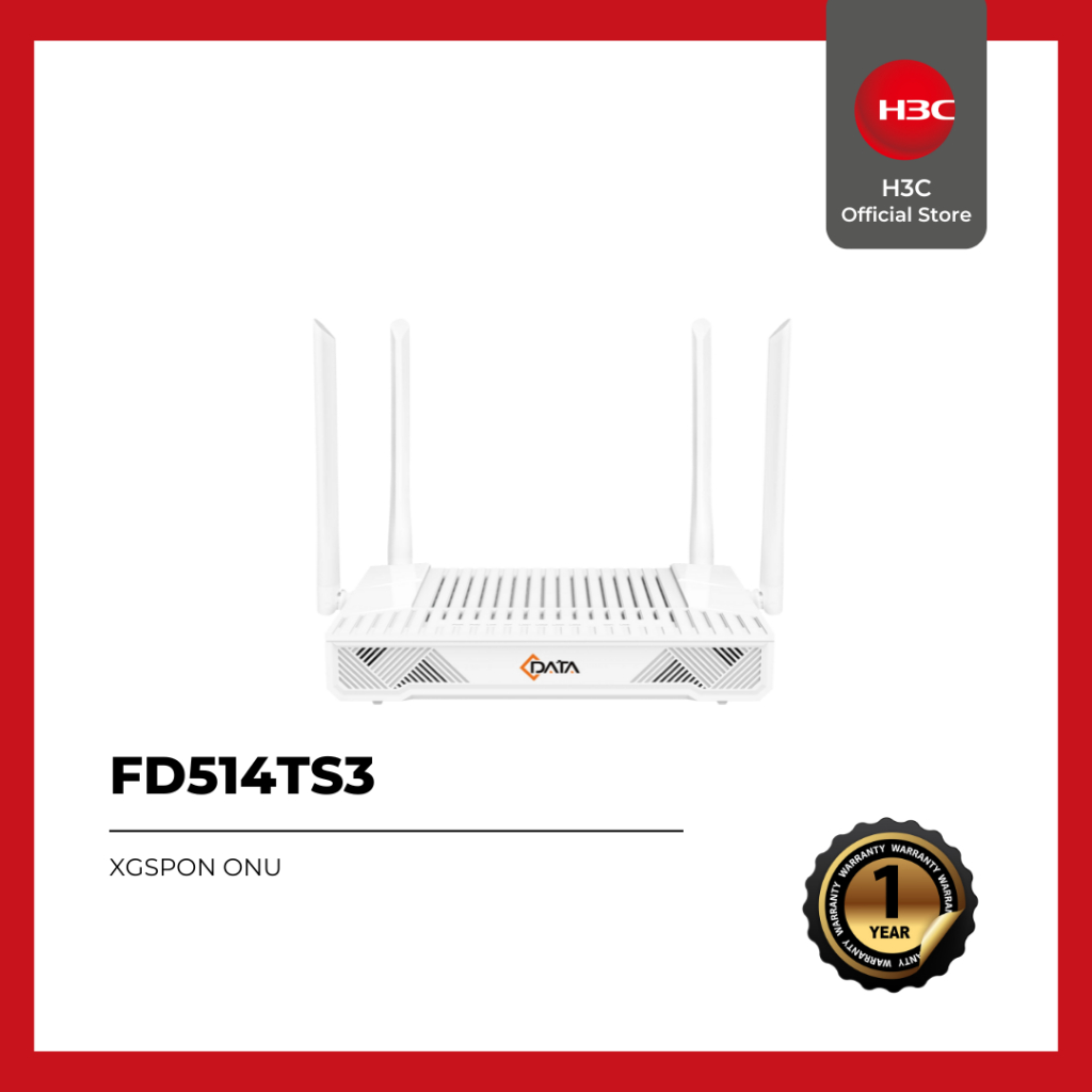 Jual CDATA FD514TS3 XGSPON ONU - 4GE+2WIFI6(AX3000) | Shopee Indonesia