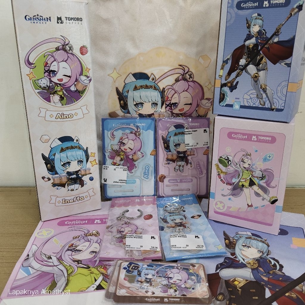 Jual (ready, baca desc) genshin x tomoro aino ineffa HSR kafka sticker ...