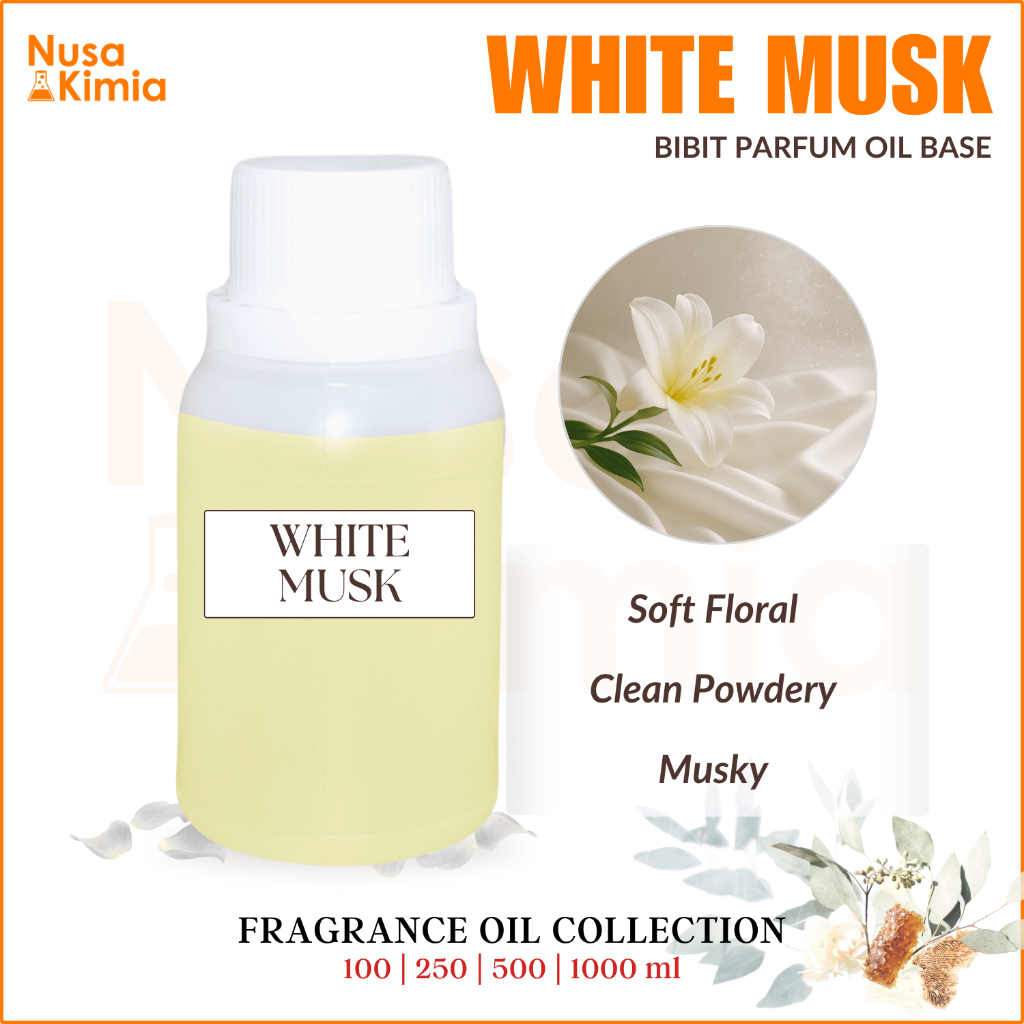 Jual Bibit Parfum White MUSK - Fragrance Oil untuk Parfum, Candle ...