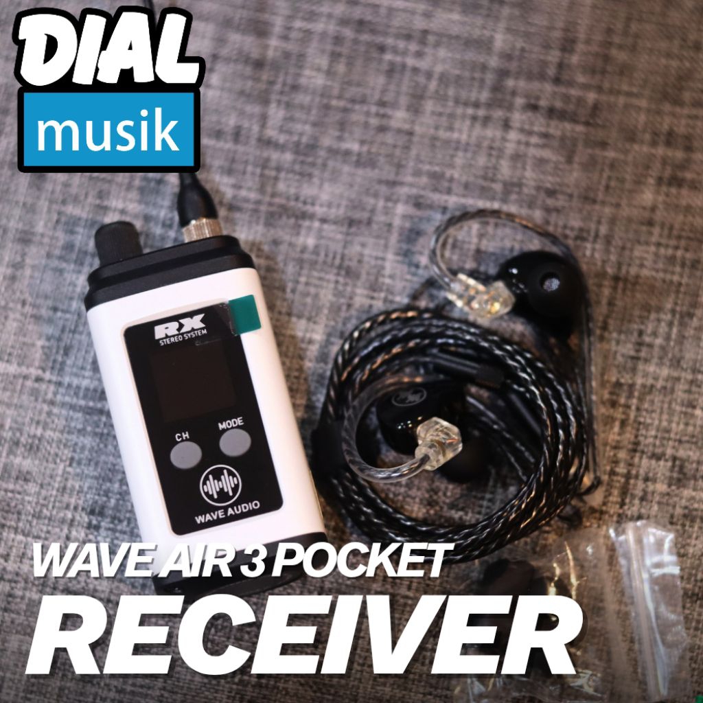 Jual Wave Audio AIR 3 Pocket Receiver - Wireless IEM Receiver - In Ear ...