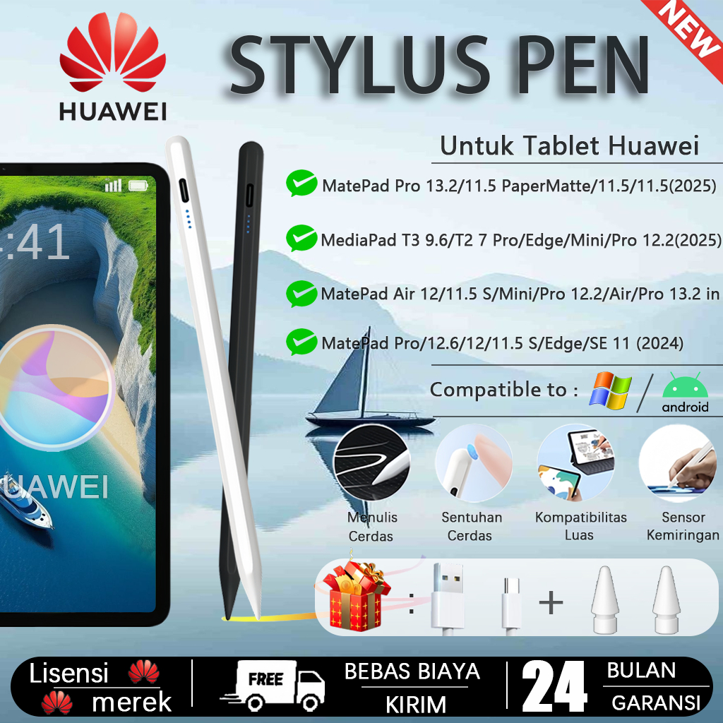 Jual Stylus Pen For HUAWEI MatePad/ Air 12/ 11.5S Stylus pen android ...