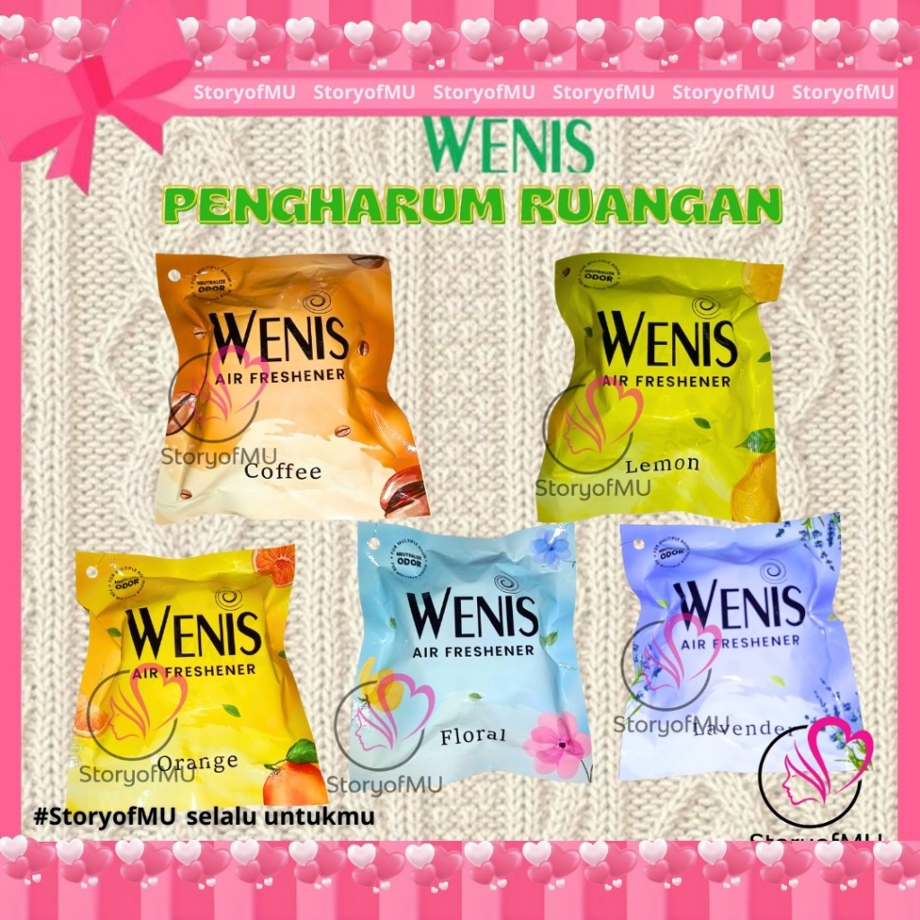 Jual WENIS Pengharum Ruangan/Mobil | Pewangi Gantungan 50gr - Air ...