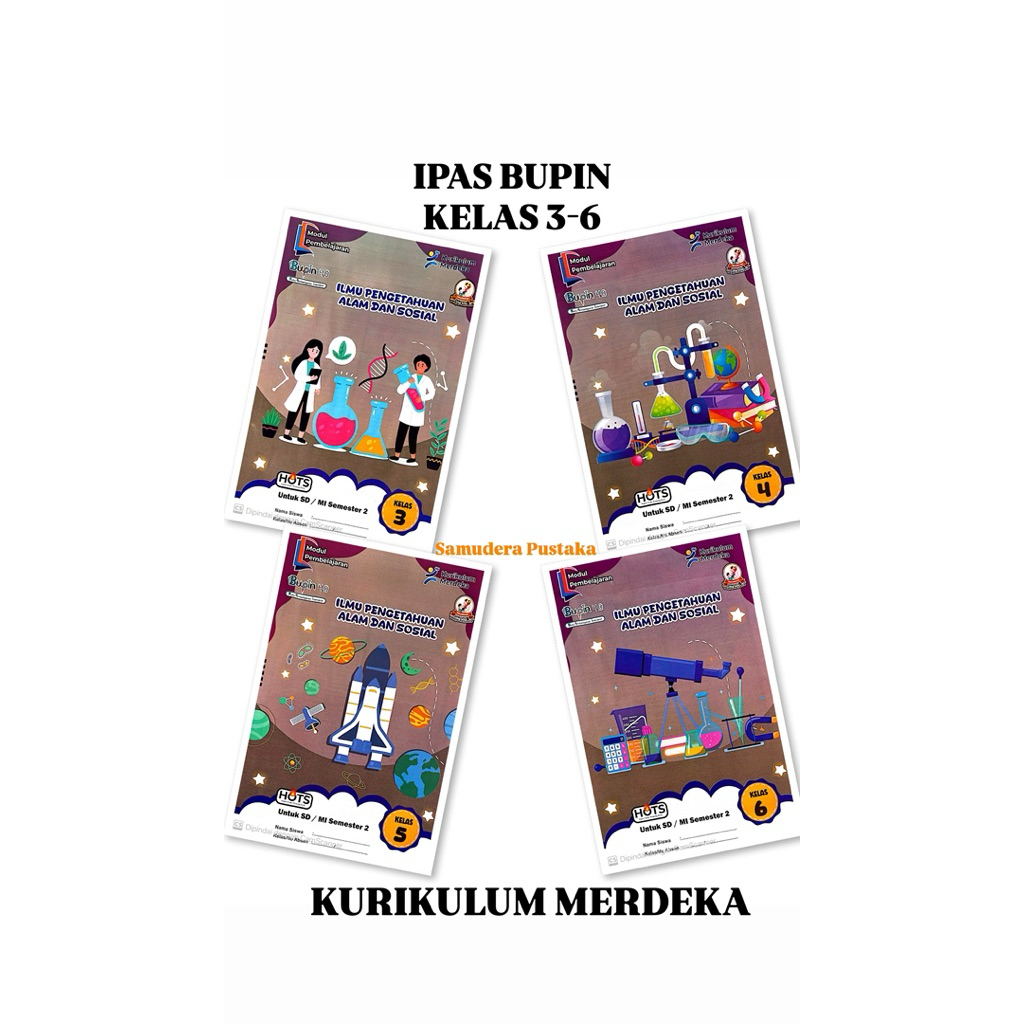 Jual BUKU LKS SD ILMU PENGETAHUAN ALAM DAN SOSIAL (IPAS) KELAS 3 4 5 6 ...