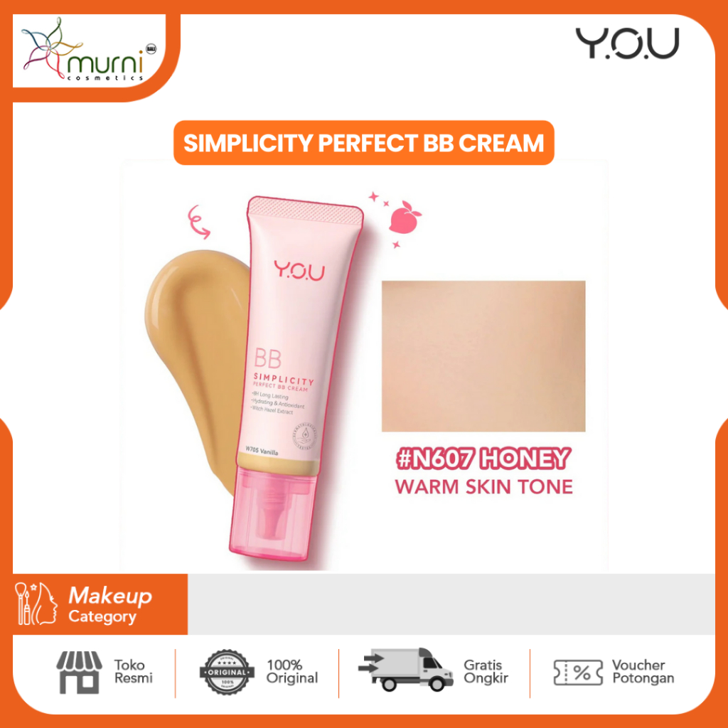 Jual YOU Simplicity Perfect BB Cream 25g | BB Cream Ringan Natural Glow | Shopee Indonesia