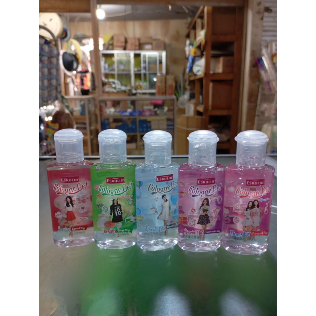 Jual Eskulin cologne gel with moisturizer 50ml | Shopee Indonesia