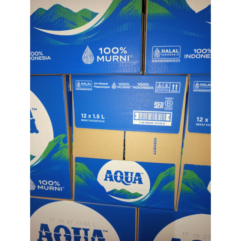 Jual Aqua botol 1500ml (1 dus 12 botol) | Shopee Indonesia