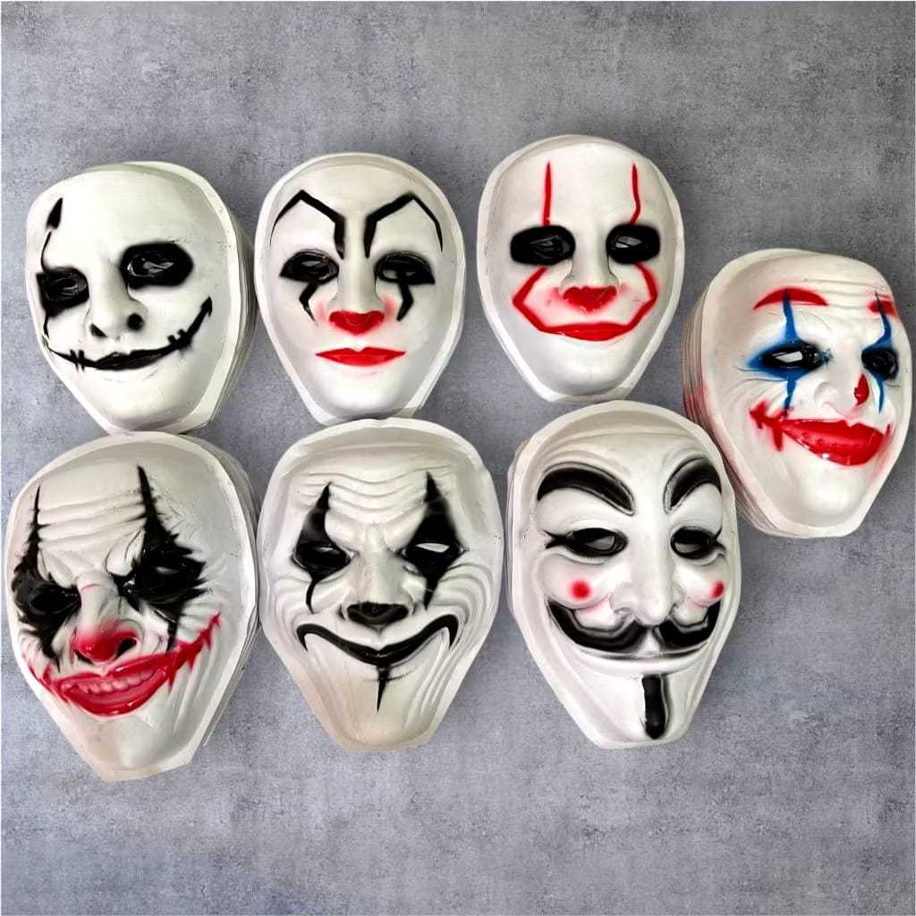 Jual TOPENG HACKER JOKER RANDOM Mainan topeng karakter/topeng anonymous ...