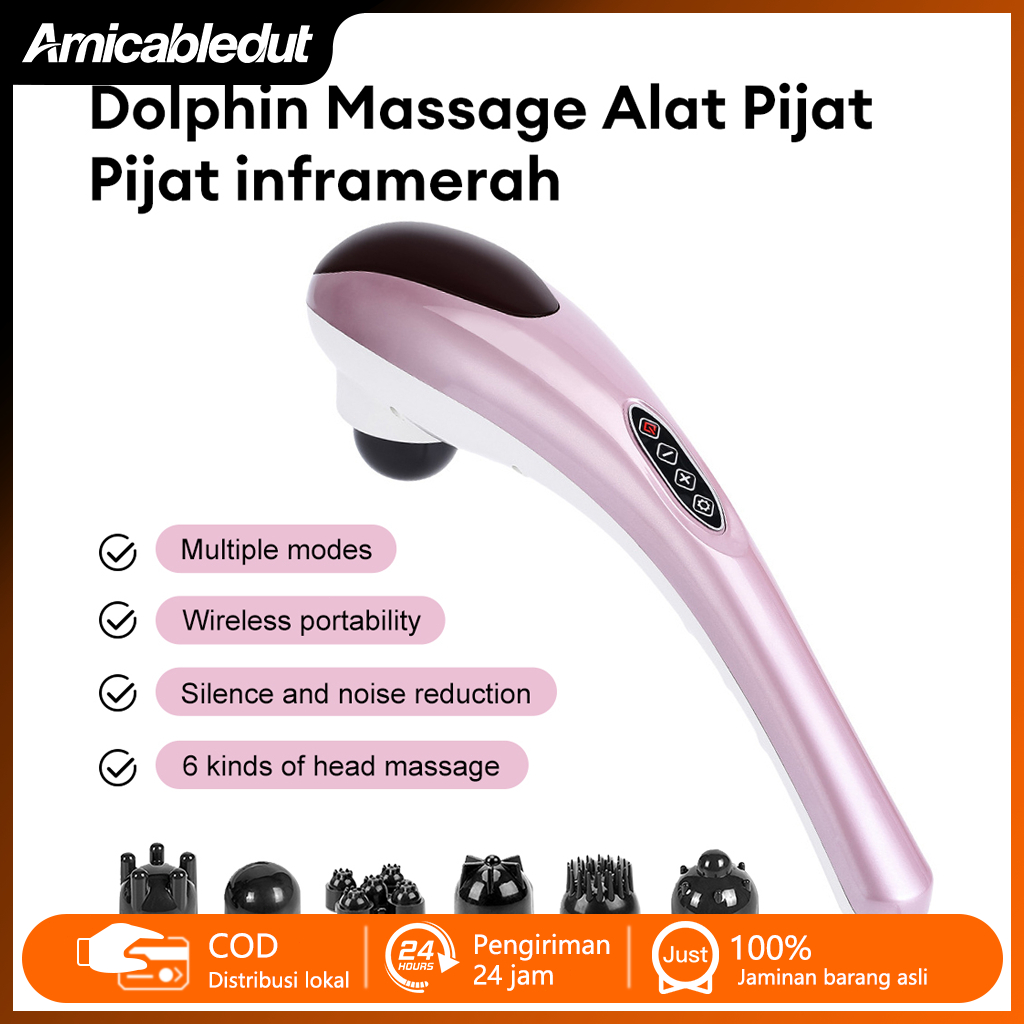 Jual Amicabledut Alat Pijat Elektrik Terapi Infrared Dolphin Massager ...