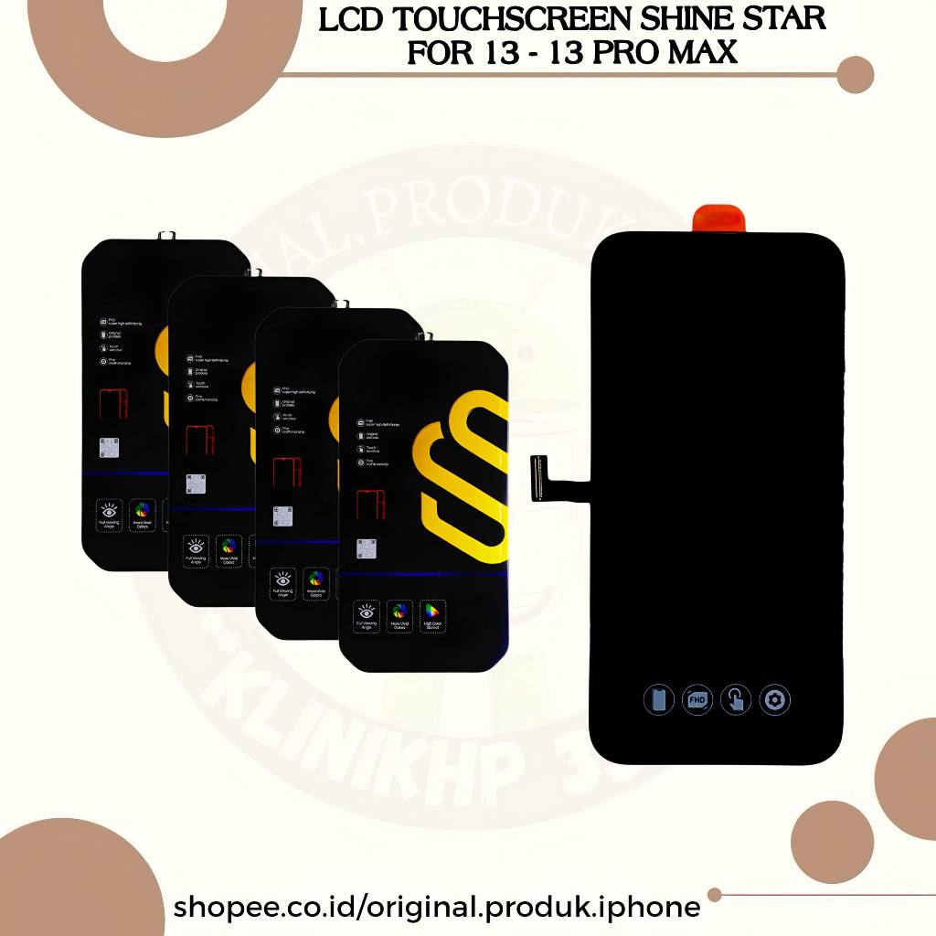 Jual LCD TOUCHSCREEN 13/ 13 MINI/ 13 PRO/ 13 PRO MAX MERK SHINE STAR ...