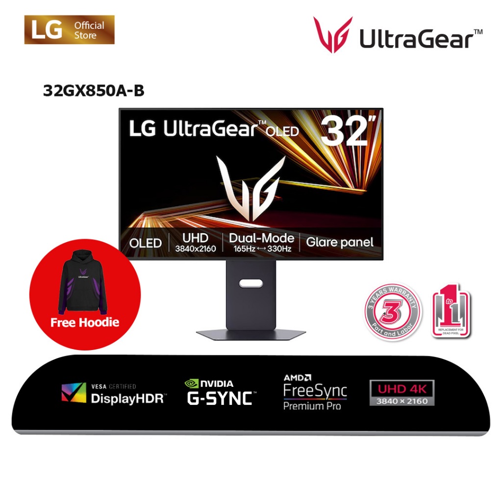 Jual LG UltraGear 32GX850A-B 32" OLED 4K UHD Gaming Monitor 0.03ms ...