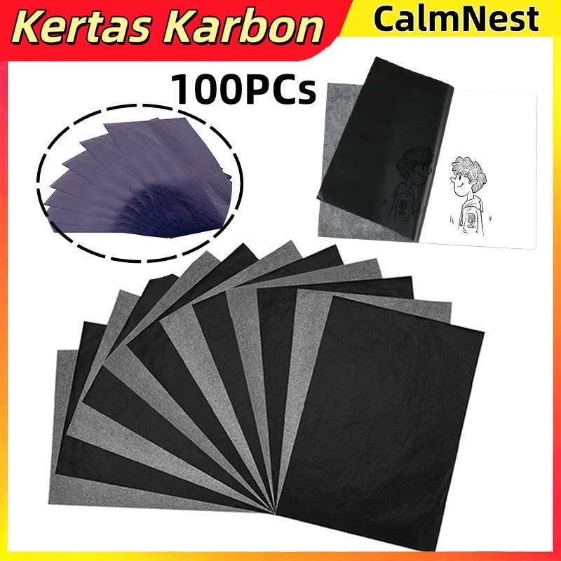 Jual Kertas Karbon Carbon Copy Paper 1 PAK 100 LEMBAR,Double Side ...