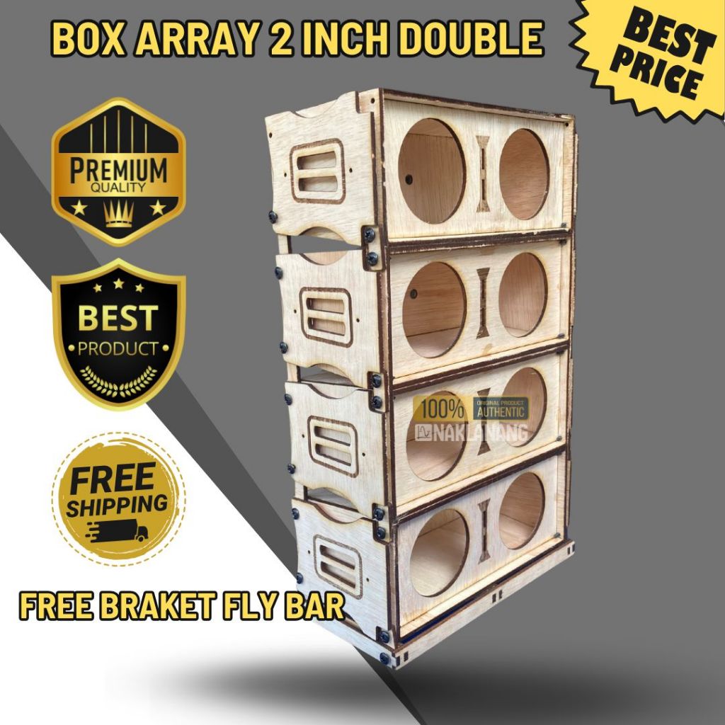 Jual BOX SPEAKER 2 INCH MODEL LINE ARRAY DOUBLE FREE BRAKET | Shopee ...