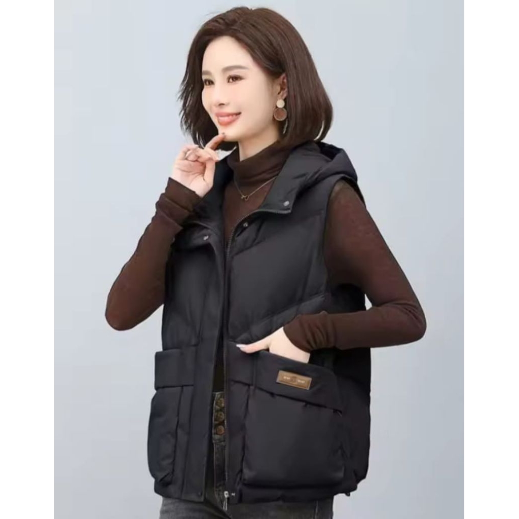 Jual Rompi winter | Puffer vest unisex | Rompi wanita | Rompi cewe ...