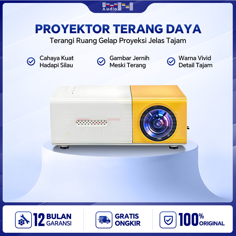 Jual Proyektor Mini YG300 Portable 1080P HDMI Projector - Mini Media ...