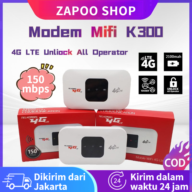 Jual Modem WIFI Mifi 4g all operator sim card bisa dibawa 150Mbps ...