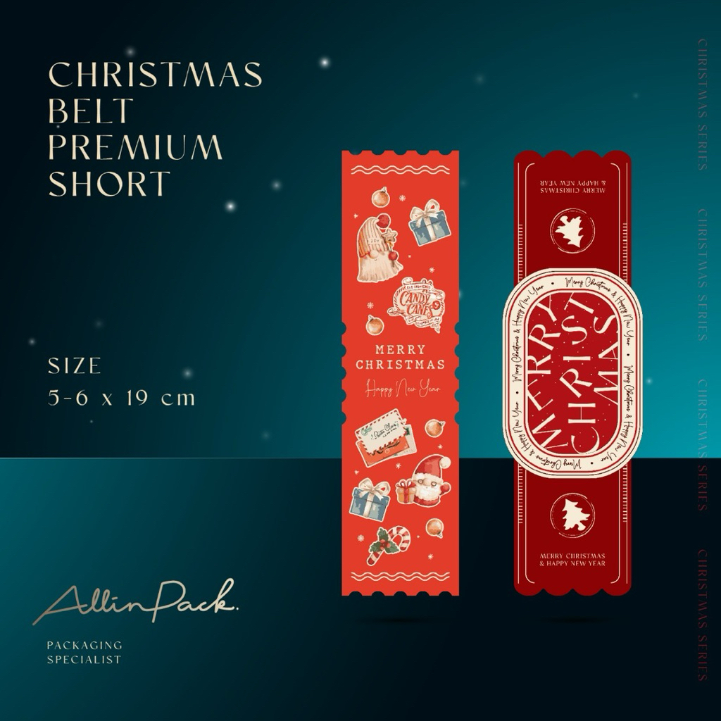 Jual PREMIUM UKURAN PENDEK paper sleeve natal isi 10 5x19cm | Shopee ...
