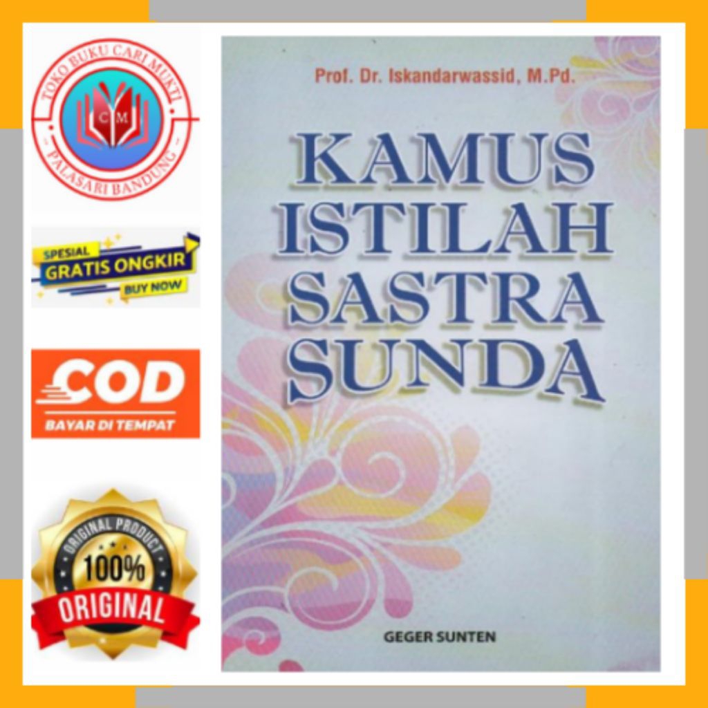 Jual GEGER SUNTEN BUKU KAMUS ISTILAH SASTRA SUNDA - Prof.Dr ...