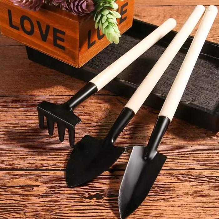 Jual Alat Berkebun Mini Set 3 In 1 Garden Tools Cangkul Mini Sekop ...