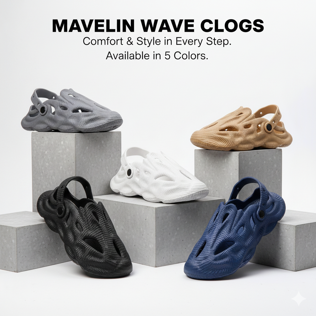 Jual Mavelin Wave Clog - Sandal Clogs Pria Dewasa Casual Sandal Slop ...